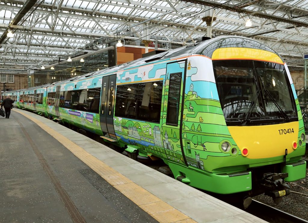 Border Railway Train-Wrap Design Project | The Lane Agency